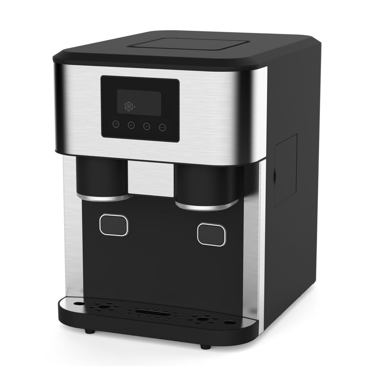 Air Cooled Portable Countertop Ice Maker and Water Dispenser w/ 34 lbs ...