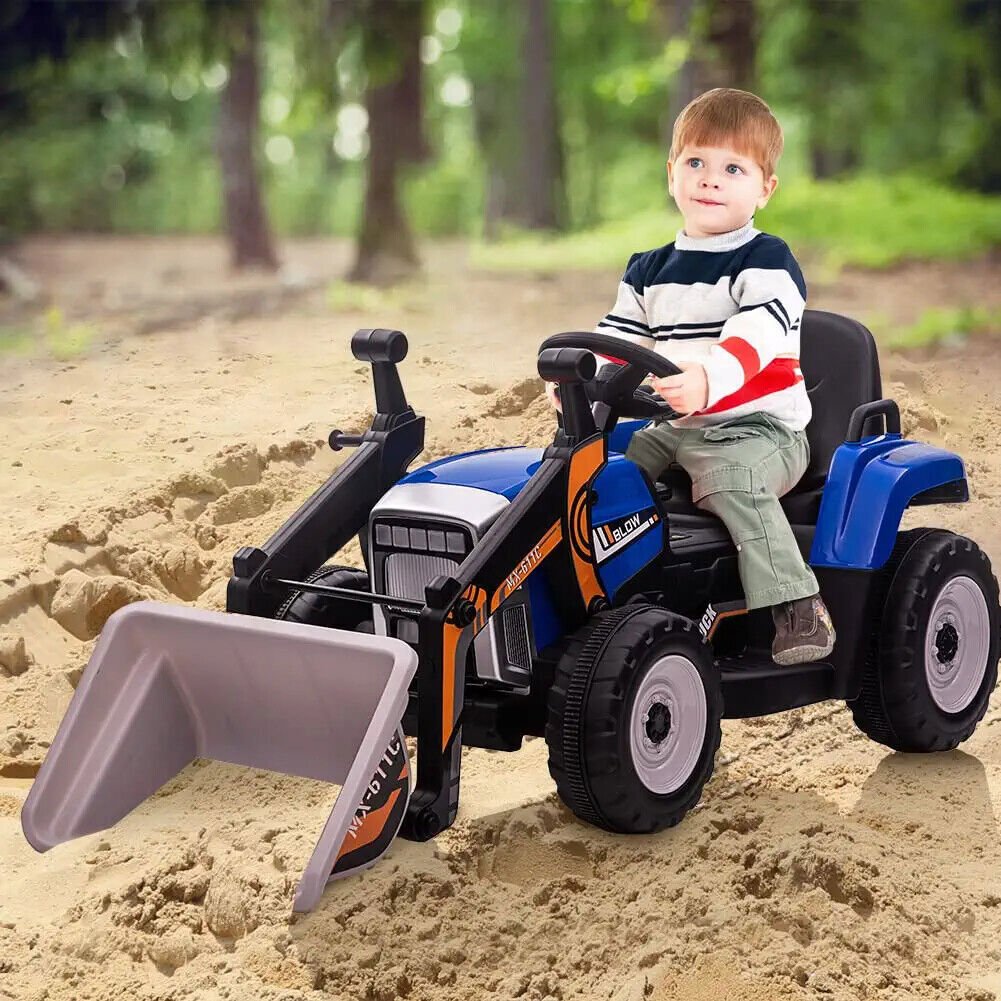 Kid Electric Ride On Front Loader Truck With Bluetooth Remote Control ...